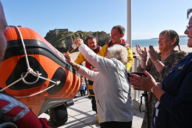 Double celebration for Tenby RNLI as lifeboat and station naming ...