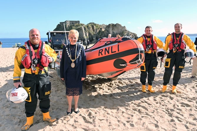 Double celebration for Tenby RNLI as lifeboat and station naming ...