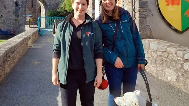 All Creatures Great and Small actress Lara Steward at Pembroke Castle ...