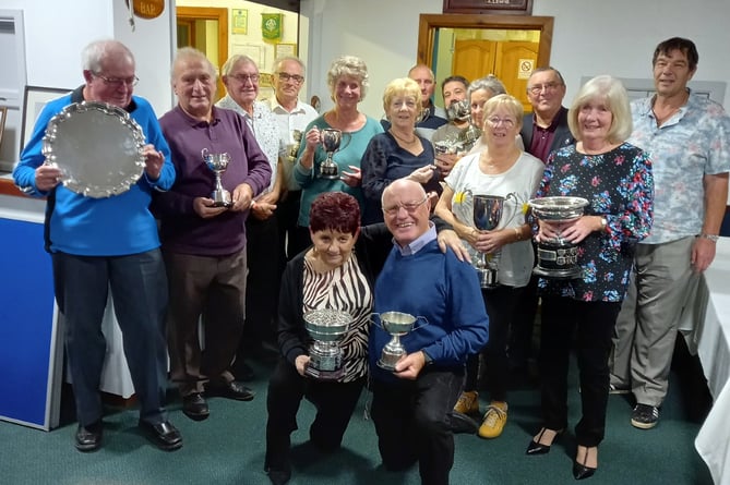 The first Saundersfoot Bowling Club presentation evening in three years ...