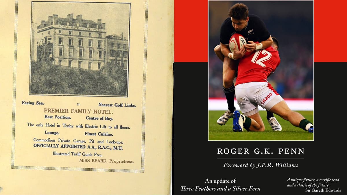 Wales and the All Blacks - New book with Tenby connection celebrates a ...