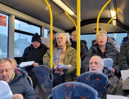 On the buses with Tenby Male Choir | tenby-today.co.uk