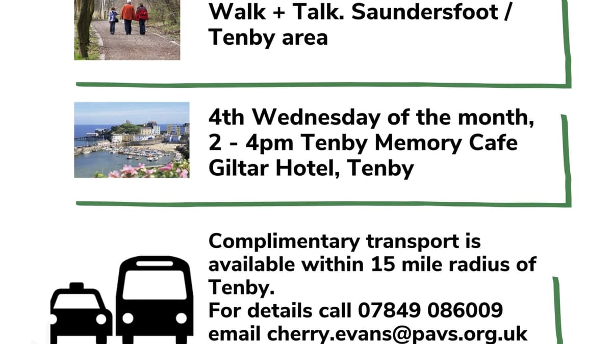 Tenby Memory Cafe continues to care in '23 | tenby-today.co.uk