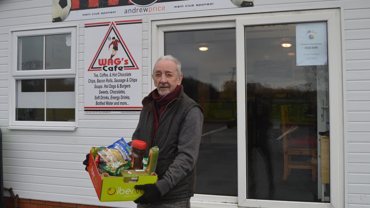 Food Bank founders give heartfelt thanks to Tenby AFC for new pitch ...