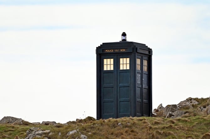 Doctor Who's Tardis lands near Tenby | tenby-today.co.uk