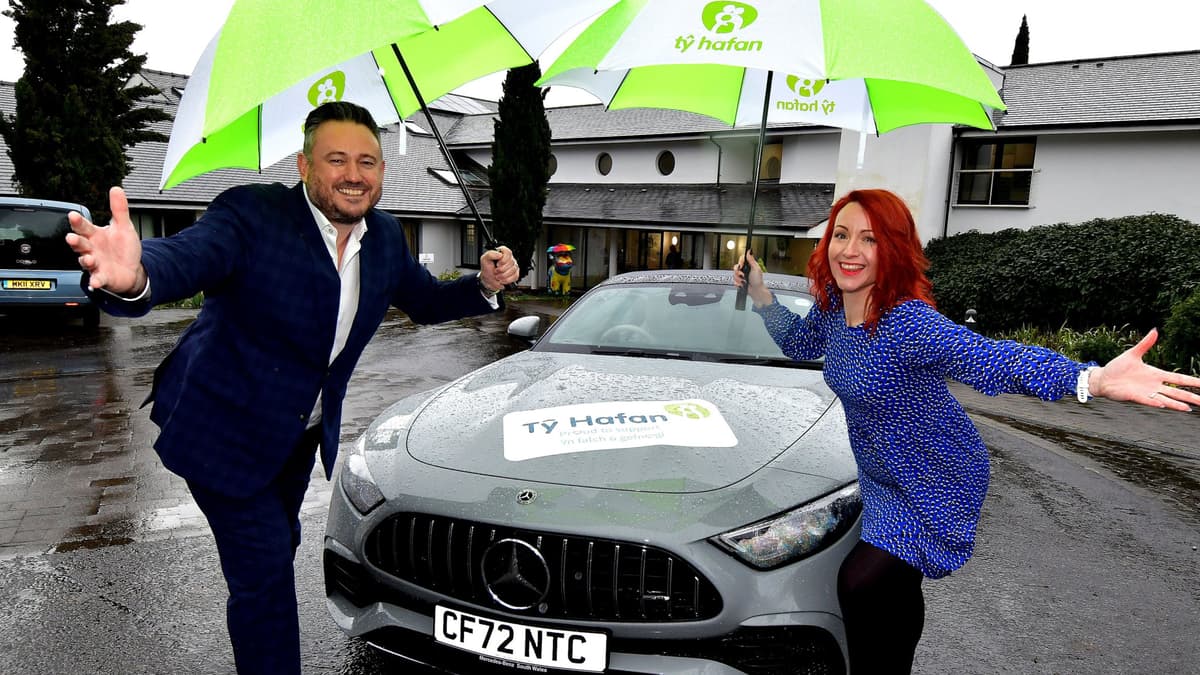 Sinclair Group revs up its support for Ty Hafan | tenby-today.co.uk