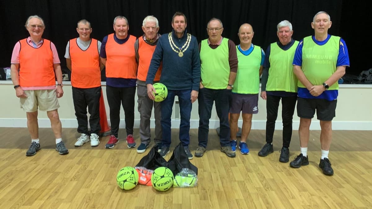 Boost for village's walking footballers | tenby-today.co.uk
