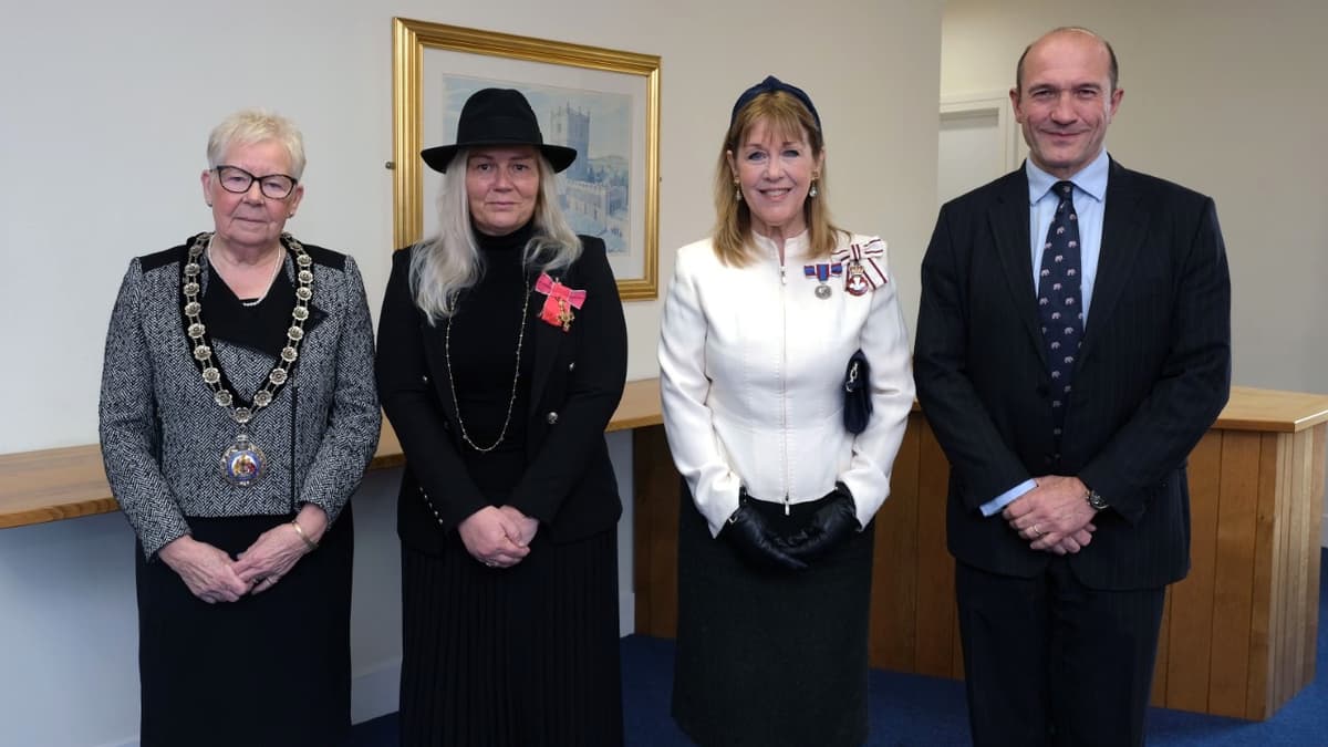 OBE presented for Services to International Defence Relations | tenby ...