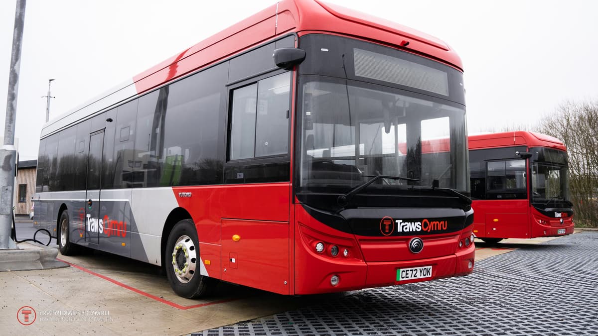 New electric buses unveiled for TrawsCymru route between Carmarthen and ...