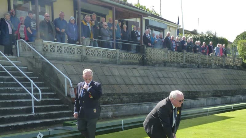 A welcome ray of sunshine on opening day at Pembroke Dock Bowling Club ...