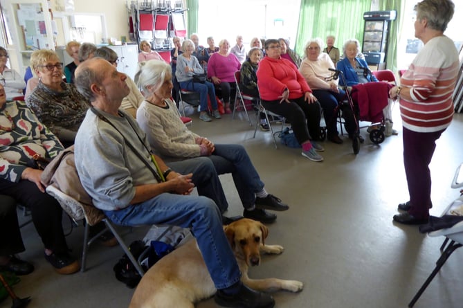 Guide dog talk brings laughter and tears to Tenby Friendship Club ...