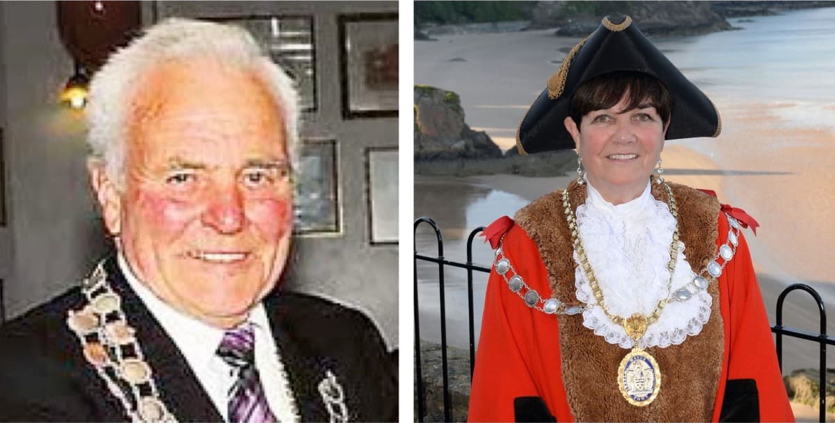 Freedom of the town for two Tenby Council stalwarts | tenby-today.co.uk