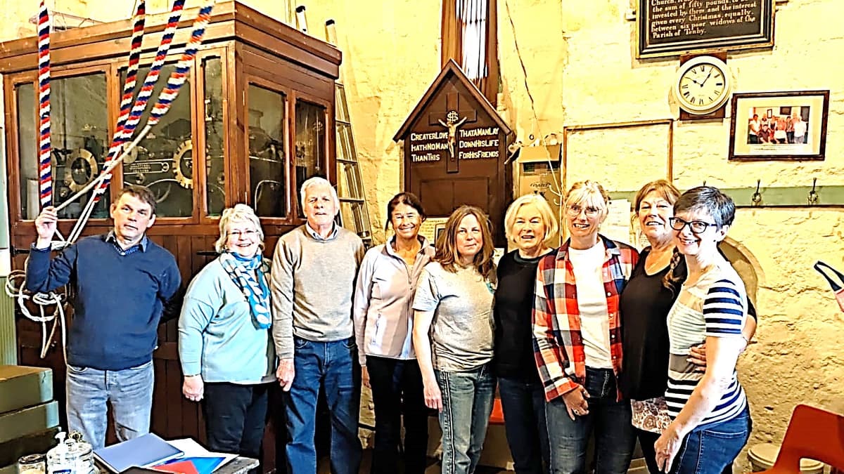 Tenby’s merry band of bellringers perform for special occasion | tenby ...