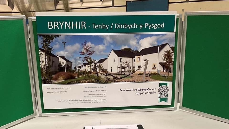 Updated designs for Brynhir housing development in Tenby go on display ...