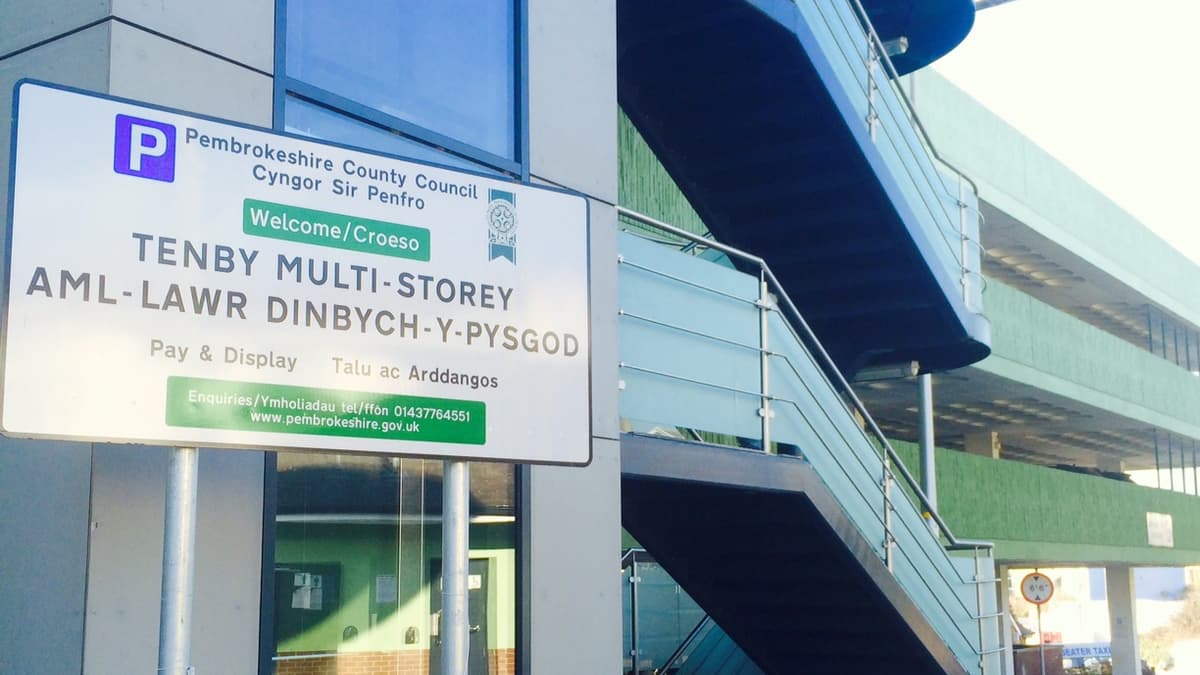 Anti-social behaviour at Tenby’s multi-storey car park sees police take ...