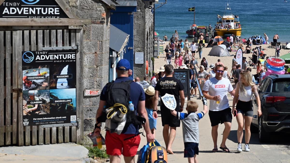 Tenby crowned the UK’s tenth most popular holiday destination, with ...