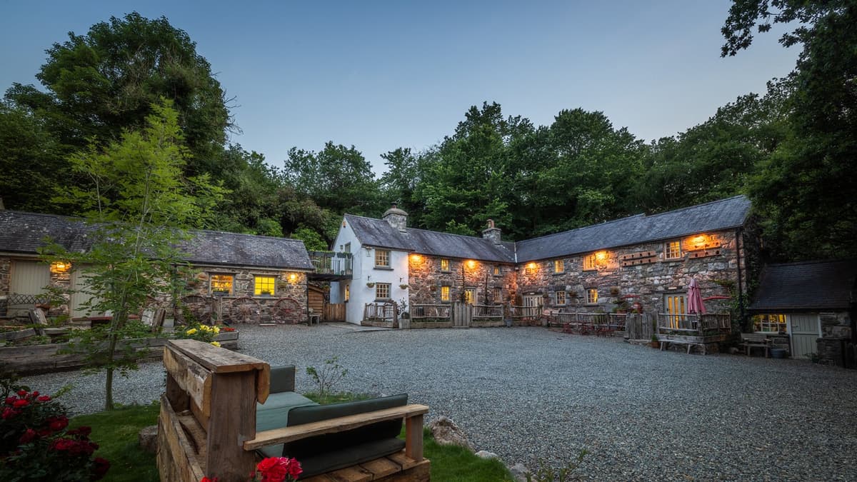 Treffgarne converted water mill comes with an "iconic" iron age fort ...
