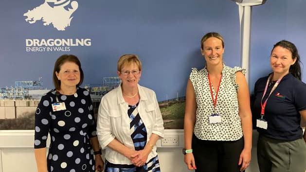 Senedd Member drops in on Dragon LNG’s new solar farm in Pembrokeshire ...