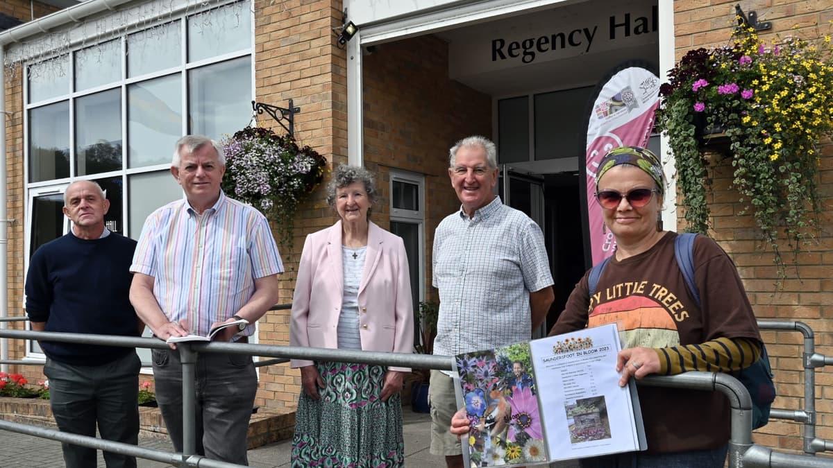 Wales in Bloom judges welcomed to sunny Saundersfoot | tenby-today.co.uk