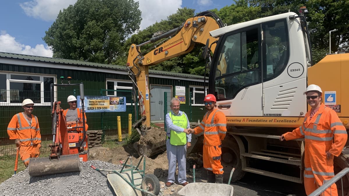 Civil Engineering Contractors thanked for Narberth Cadet Hut work ...