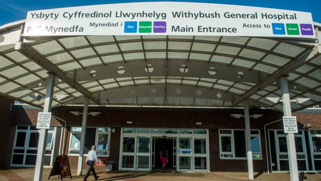 Safety work continues at Haverfordwest Withybush Hospital in ...