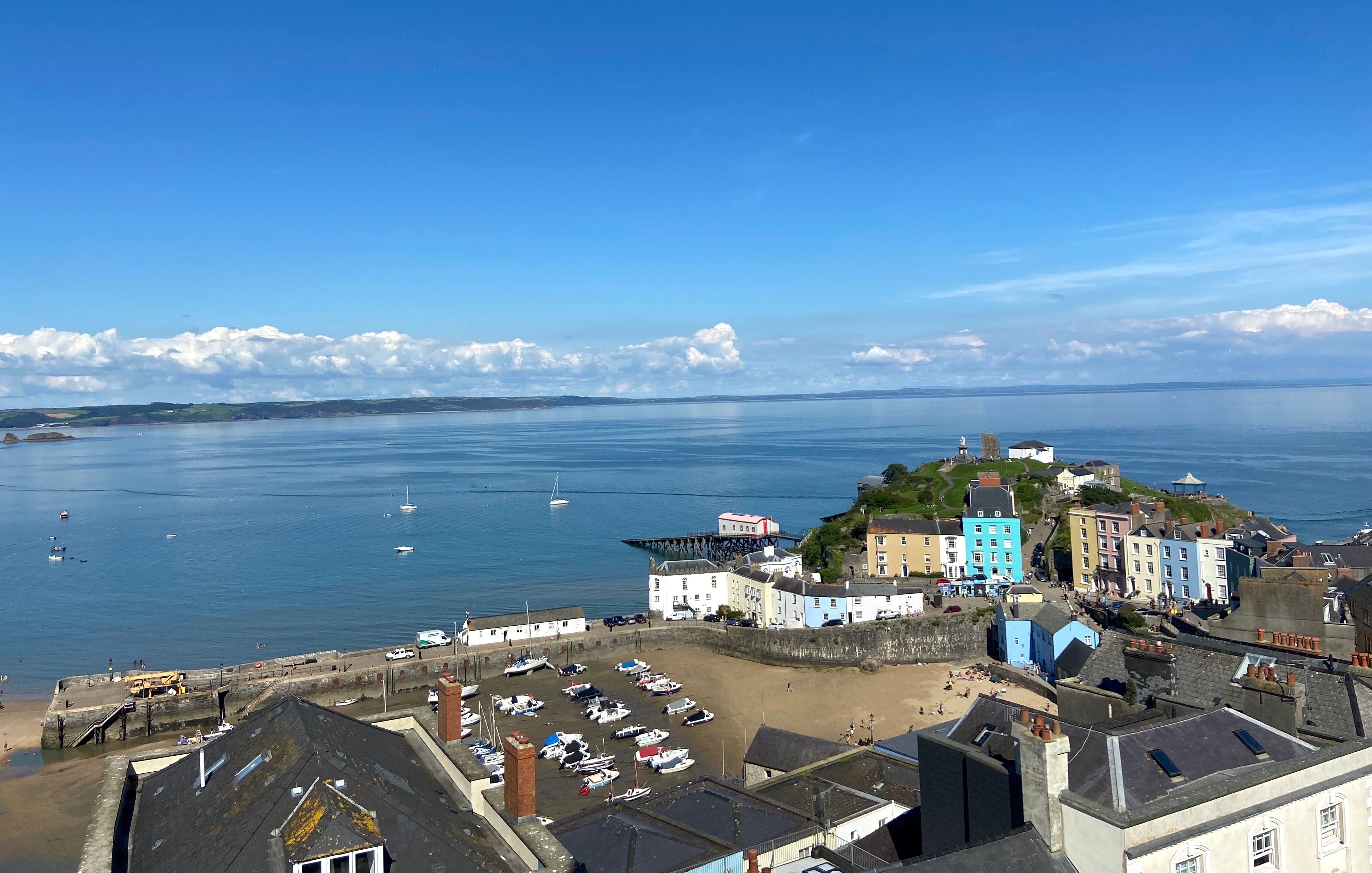 WATCH: A bird’s-eye view of Tenby on a sunny summer’s day | tenby-today ...