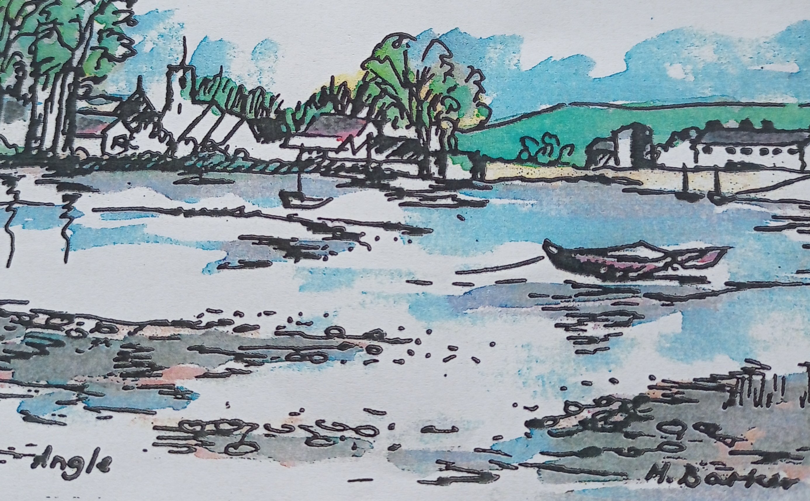 Exhibition of local paintings at Pembroke Dock Library | tenby-today.co.uk