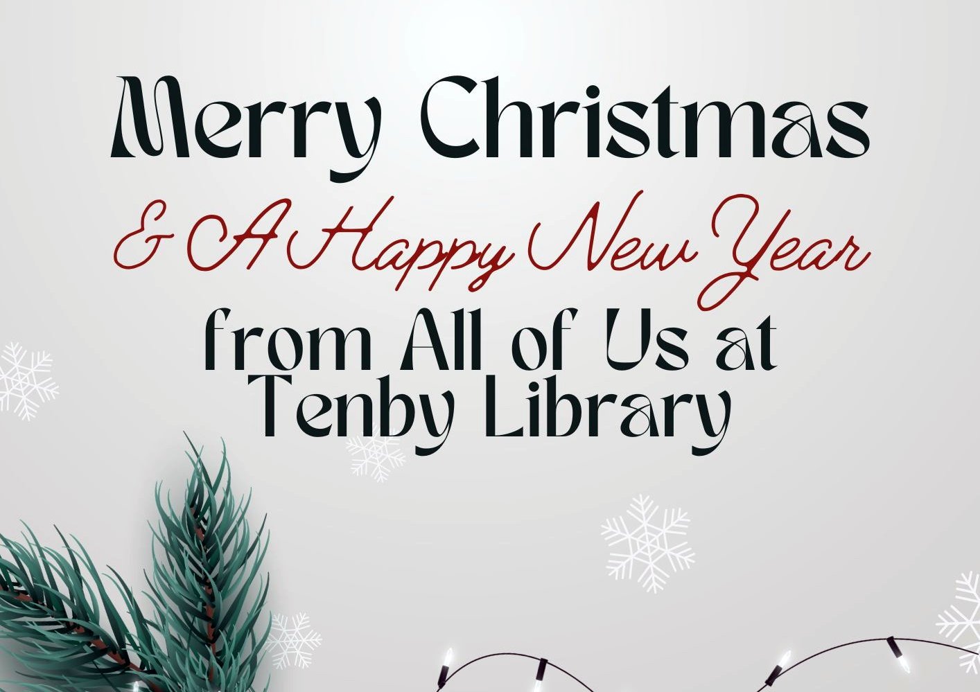 Tenby Library Christmas and New Year opening times | tenby-today.co.uk