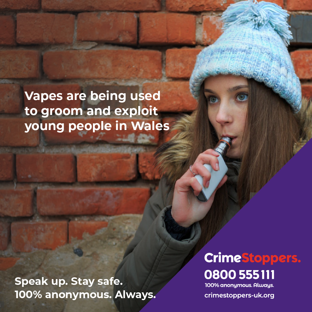 Warning from Crimestoppers as criminals use vapes and vaping gifts to ...
