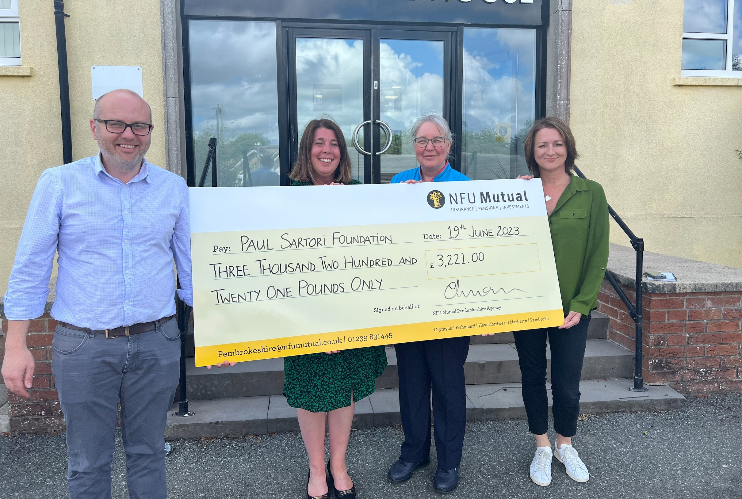 Pembrokeshire charity given £3,200 boost as part of NFU Mutual’s ...