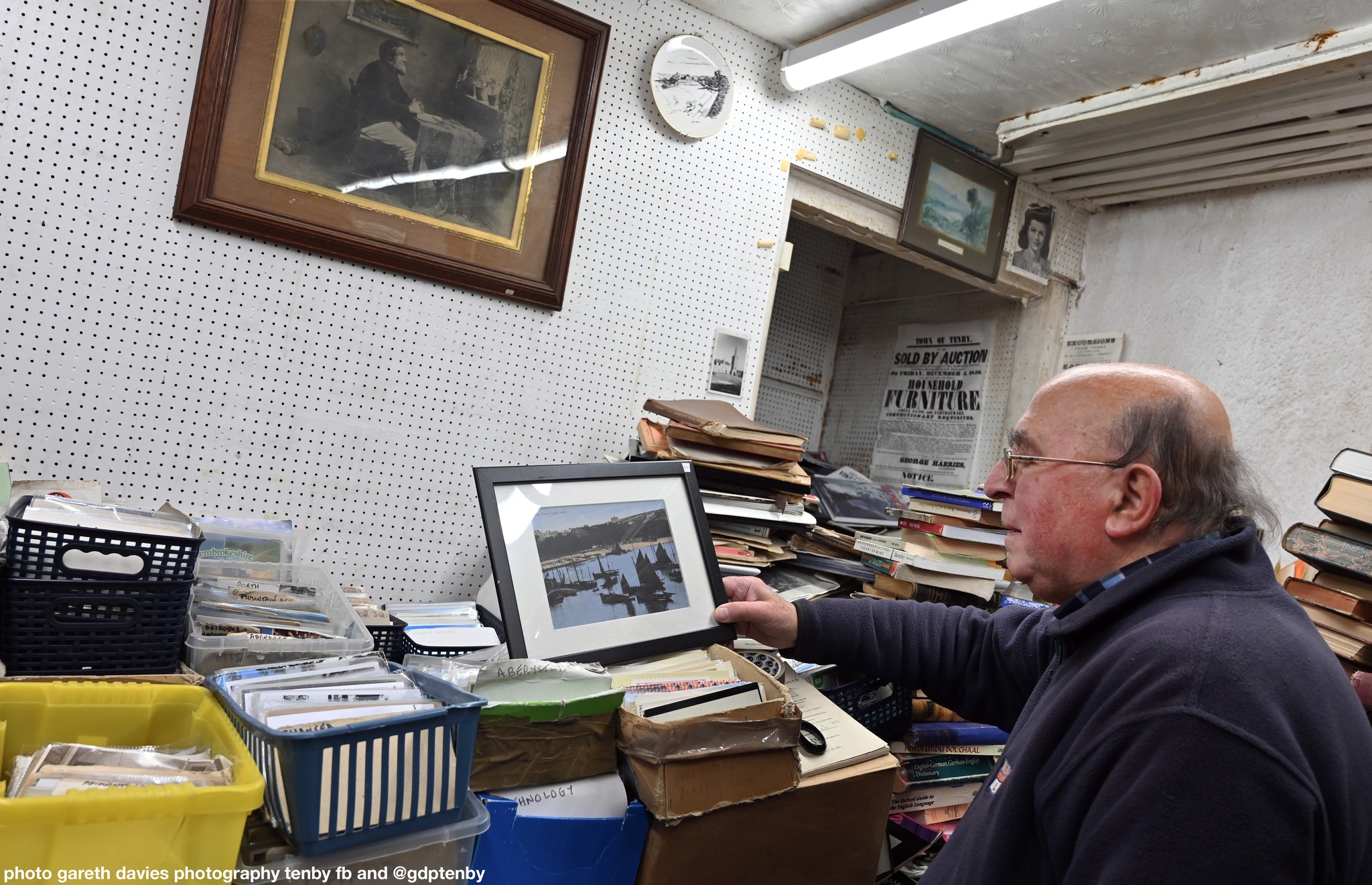 Owner Albie knows where to find everything in Tenby secondhand bookshop ...
