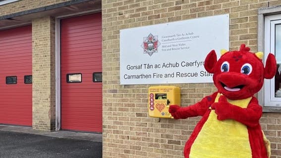 Lifesaving community defibrillators installed at Fire Stations | tenby ...
