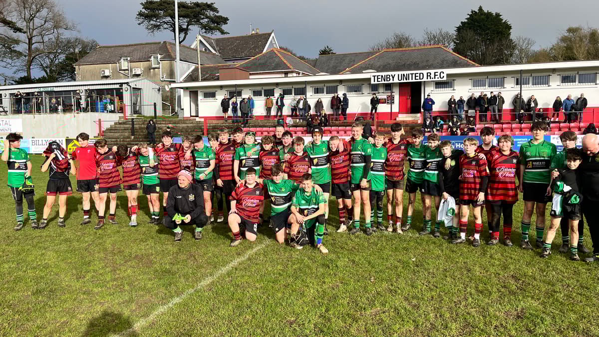 Tenby Junior Rugby news - Away win for Tenby U16s Quarter Final vs ...