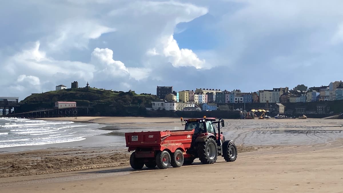 What the work taking place on Tenby's harbour & North Beach is for ...