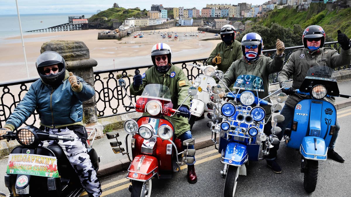 Welsh National Scooter Rally gets ready to ride into Tenby once again ...