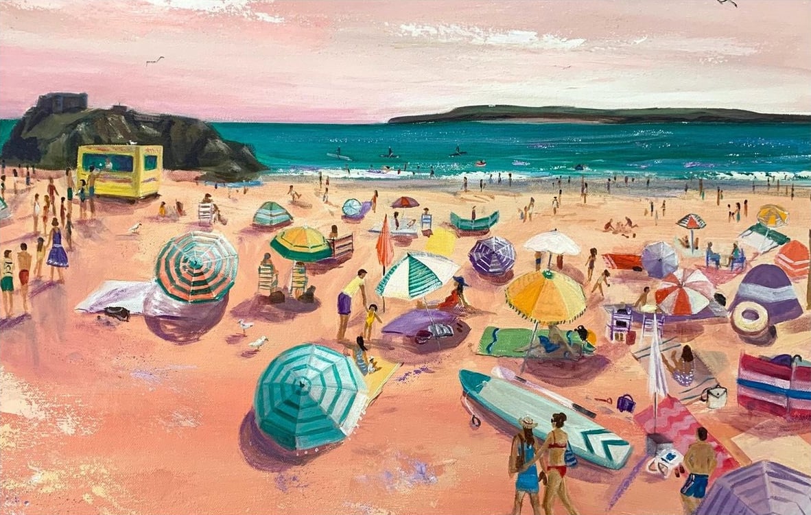 Tenby Treasures, Nostalgic Brushstrokes Rachel Rasmussen art exhibition ...