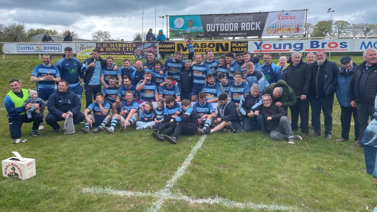 Narberth Otters celebrate stunning championship success | tenby-today.co.uk