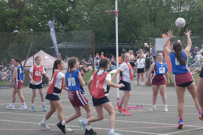 Saundersfoot School’s netball team showcase their formidable skills ...