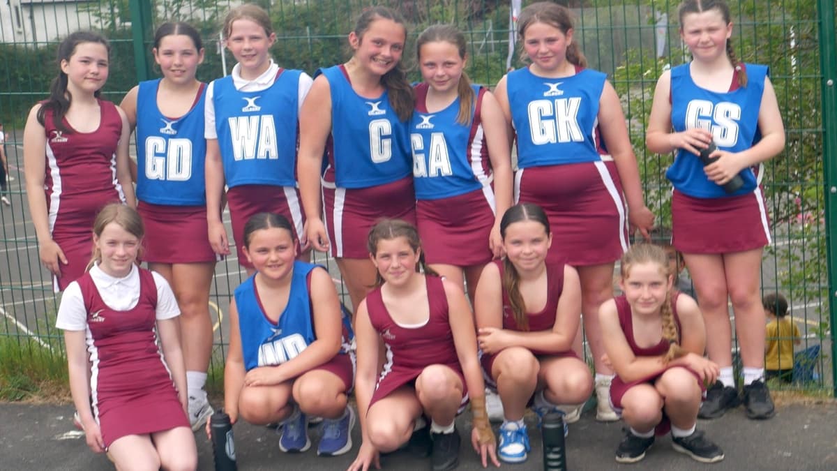 Saundersfoot School’s netball team showcase their formidable skills ...