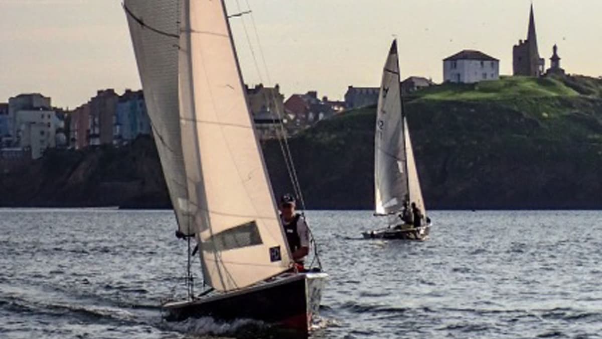 Dan and Matt finish first in gentle, calm Tenby waters | tenby-today.co.uk
