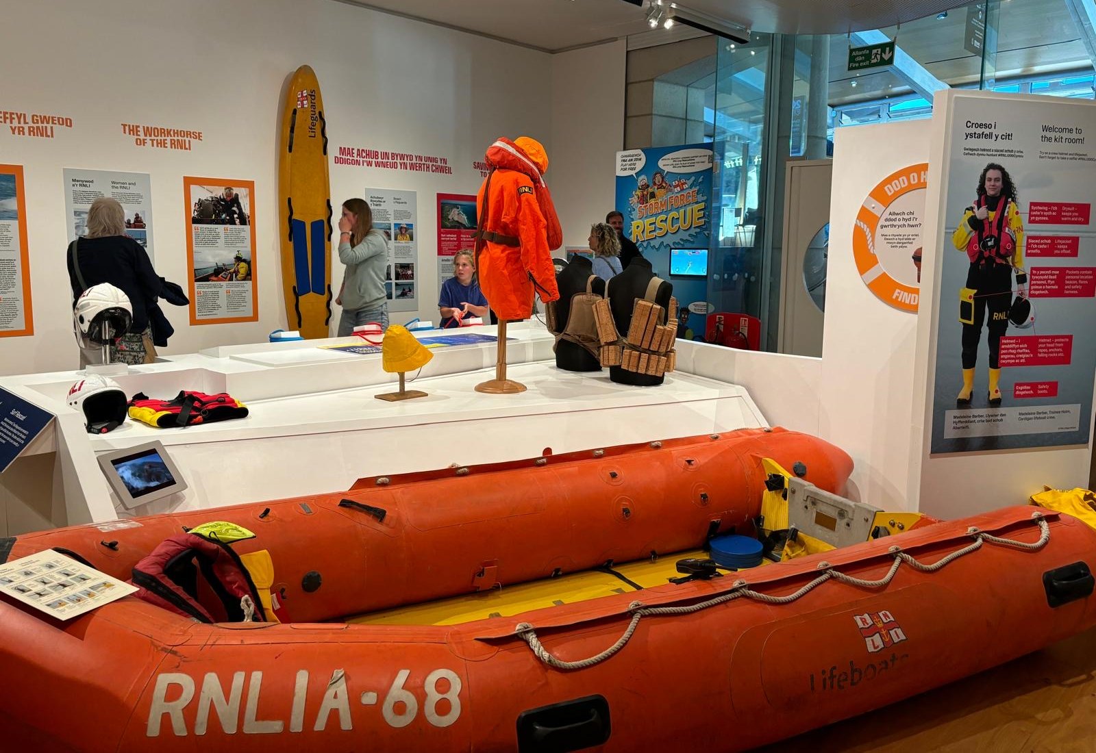 Little and Broad Haven lifeboat crew members assist with landmark ...