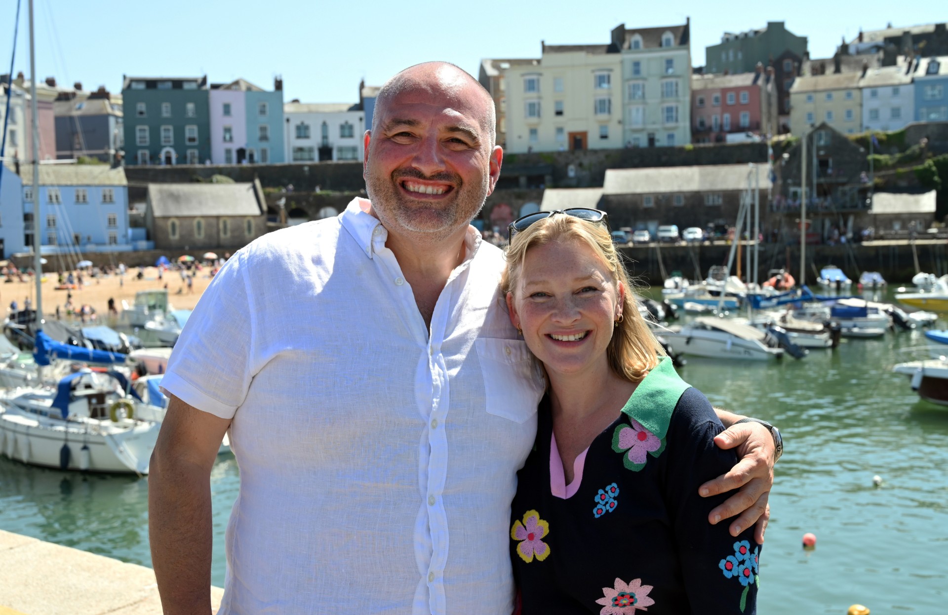 Wynne Evans and Joanna Page's epic adventure takes them from Cardiff to ...