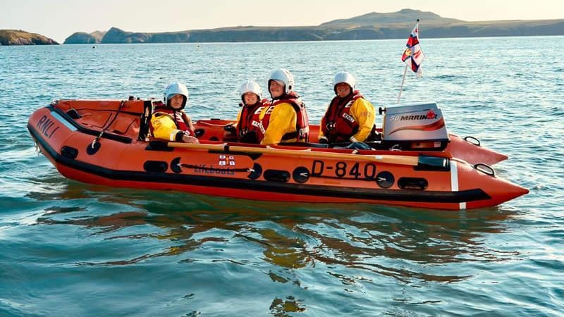 First female Inshore Lifeboat helm at St Davids RNLI | tenby-today.co.uk