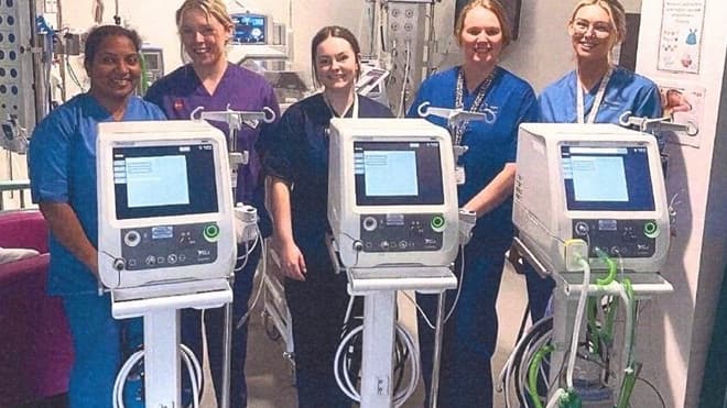 Charitable donations fund new ventilators for newborns worth over £ ...
