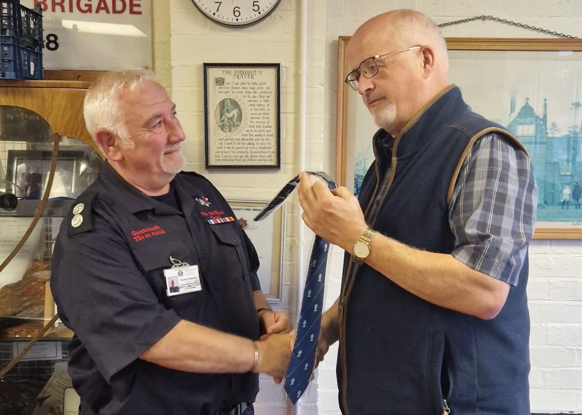 Pembrokeshire firefighter Euros Edwards retires after 45 years of ...