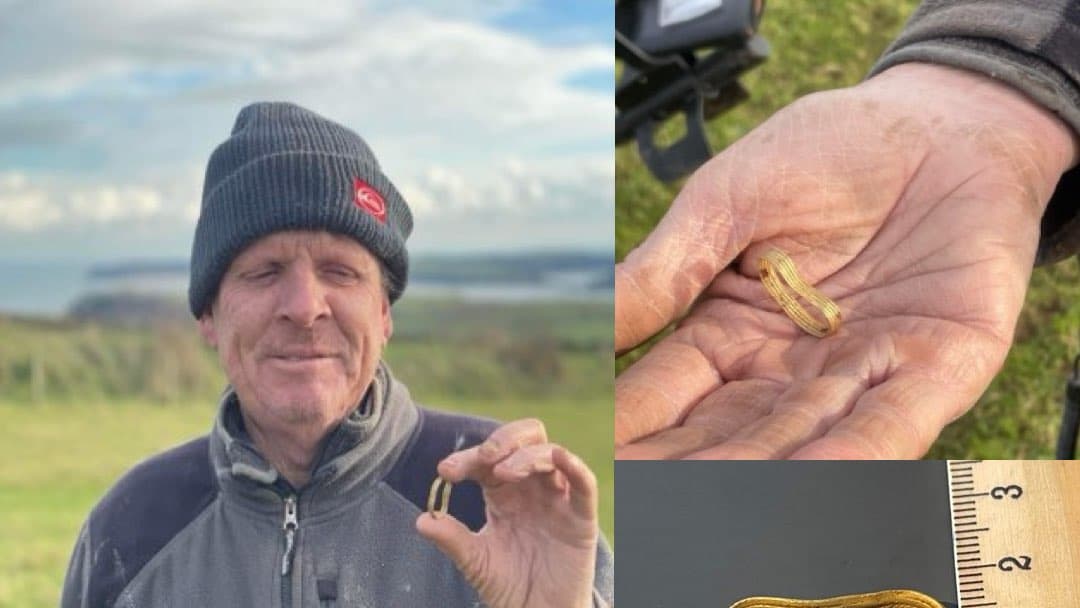Penally Bronze Age gold band ‘find of a lifetime’ for local treasure ...