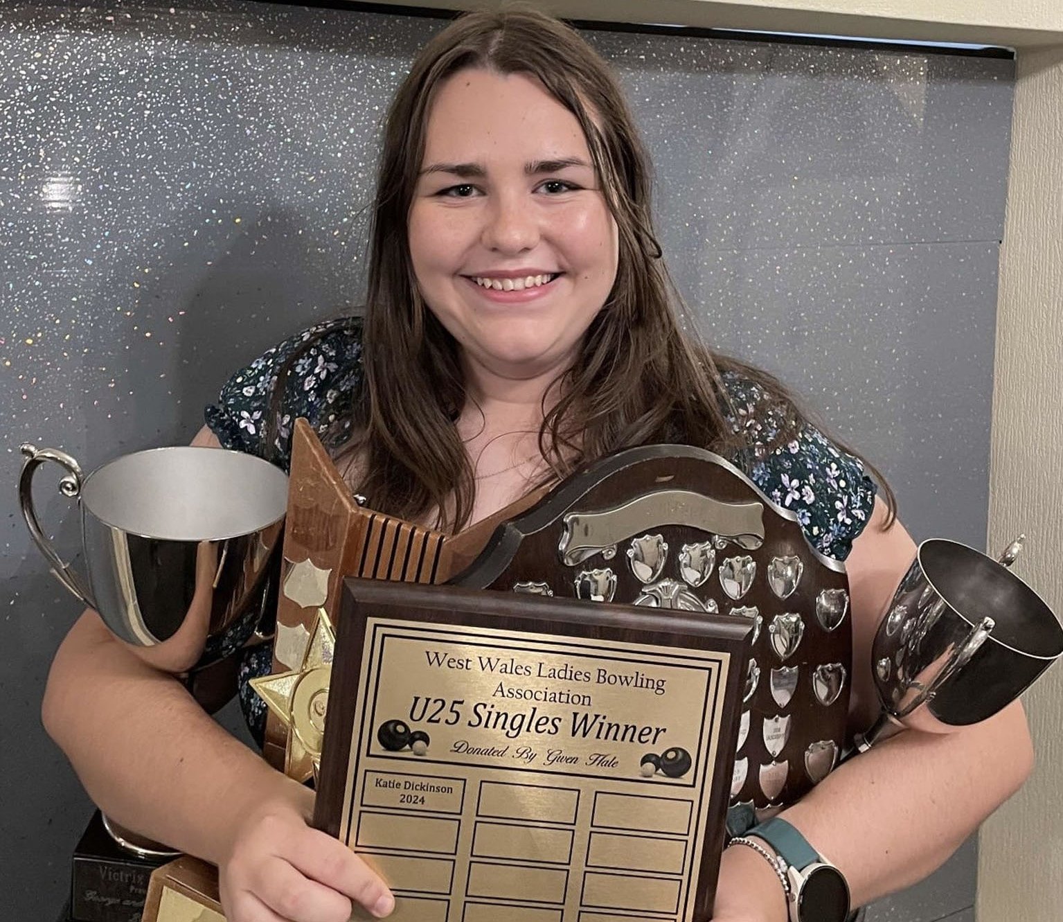Five-trophy haul for young Tenby bowler Katie Dickinson | tenby-today.co.uk