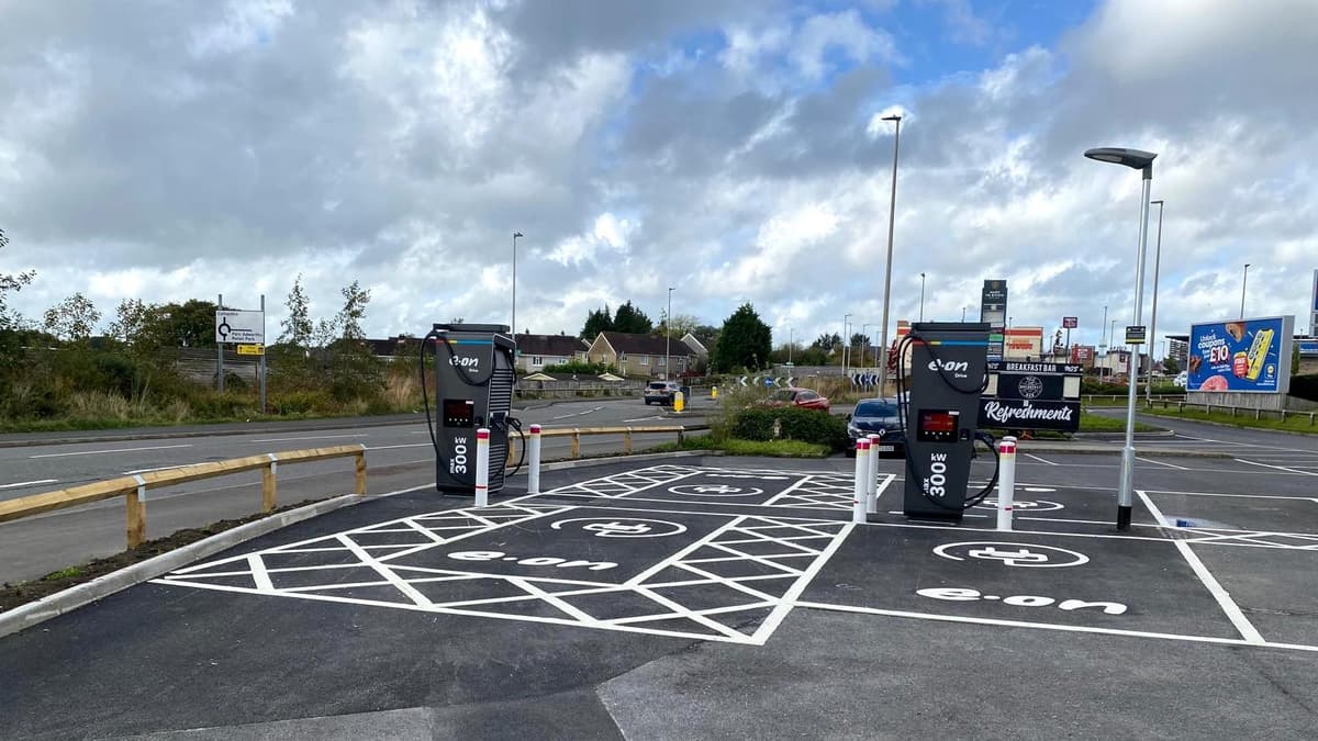 First ultra-fast EV charging hub launched at the gateway to West Wales ...