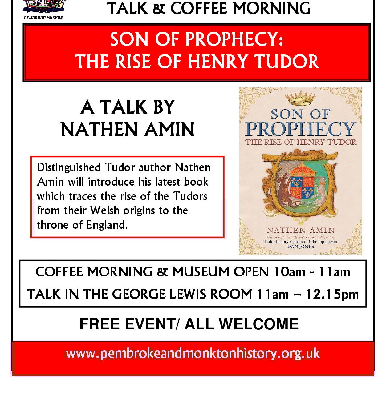 Pembroke & Monkton Local History Society presents talk on Henry VII ...