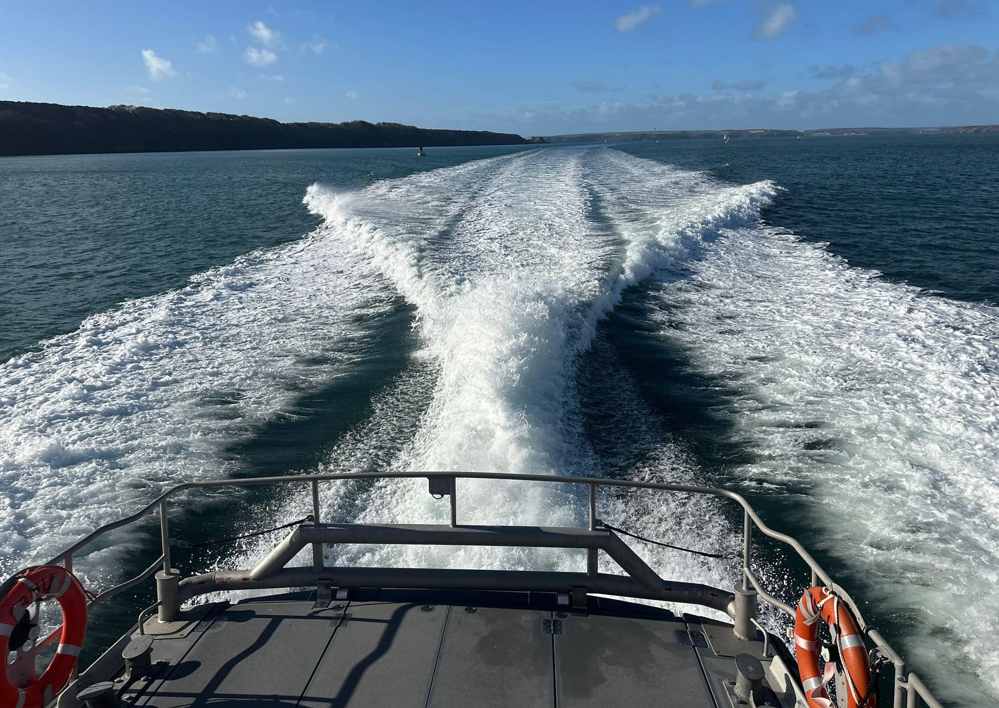 Angle RNLI lifeboat launched to support police incident at Green Bridge ...